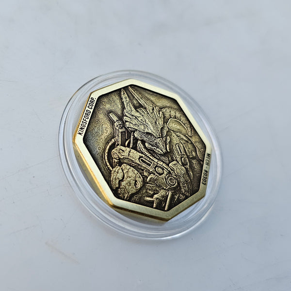 Mech - #0303 Challenge Coin – Kingsford Knives